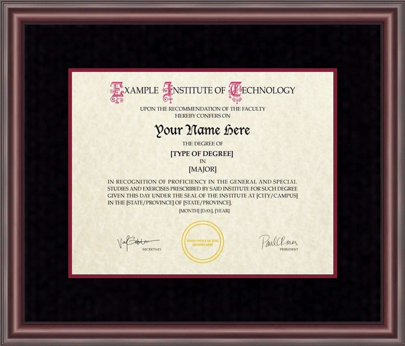 Massachusetts Institute of Technology Diploma Frame - Etsy