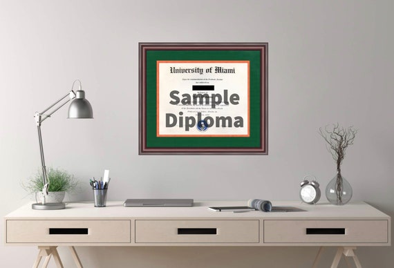 University Of Miami Diploma Frame DIPLOMA FRAMES COLLECTIONS