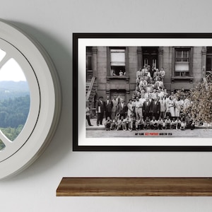 A Great Day in Harlem Jazz Portrait - Harlem, New York, 1958 Framed - Etsy