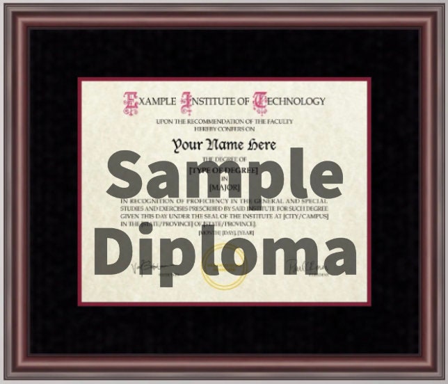 Mit Diploma Frame