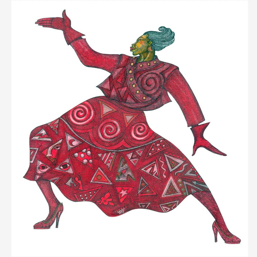 Rhythm in Red by Charles Bibbs Limited Edition Print - Etsy