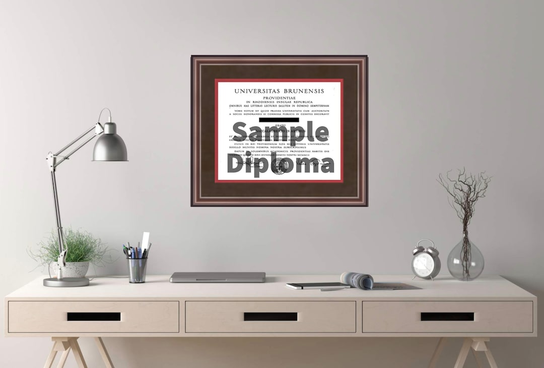Brown University Diploma Frame - Etsy
