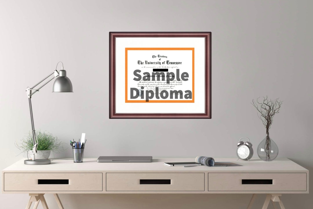 University of Tennessee Diploma Frame 15"w X 12"h - Etsy