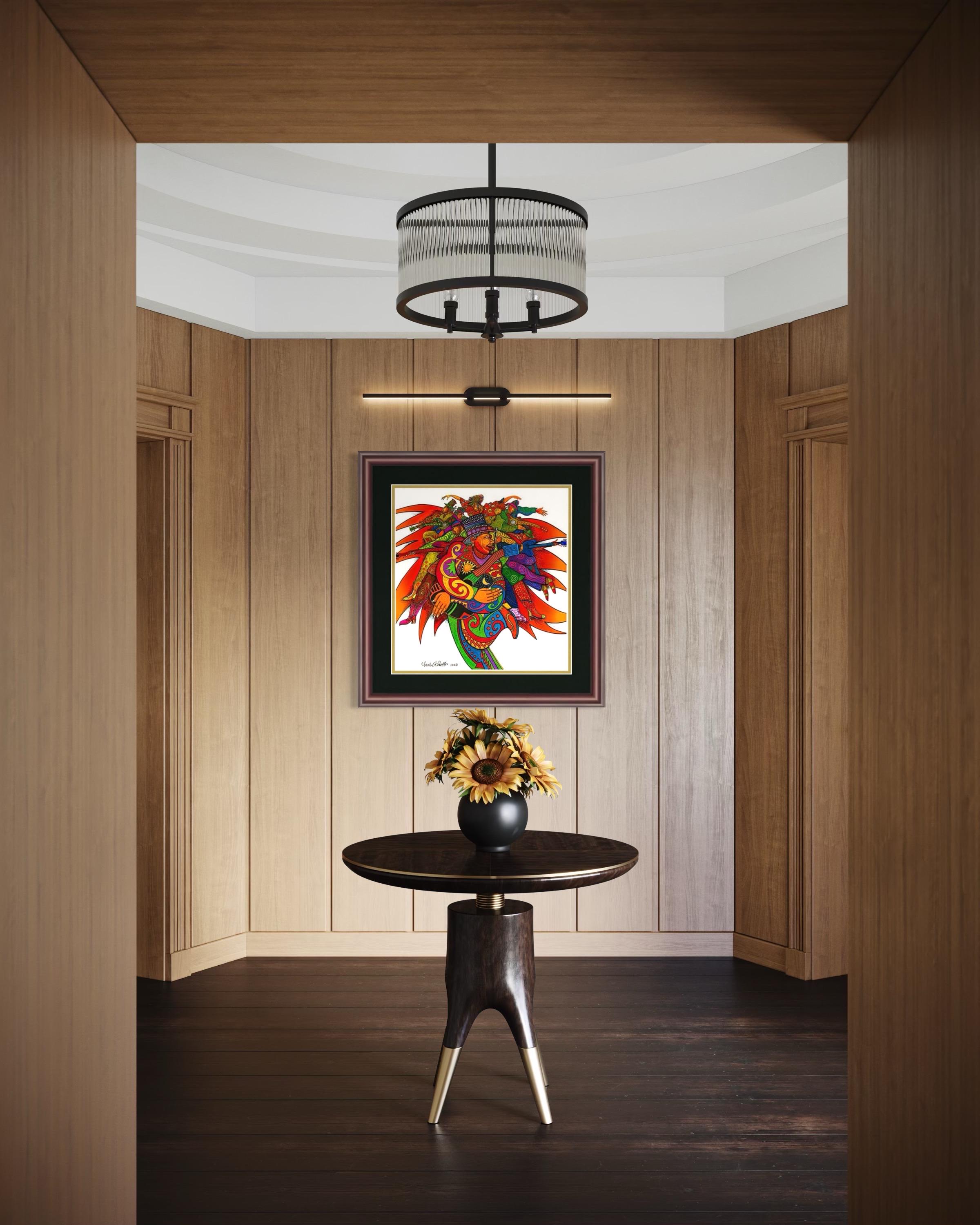 Funk Explosion by Charles Bibbs Framed 24x25 - Etsy
