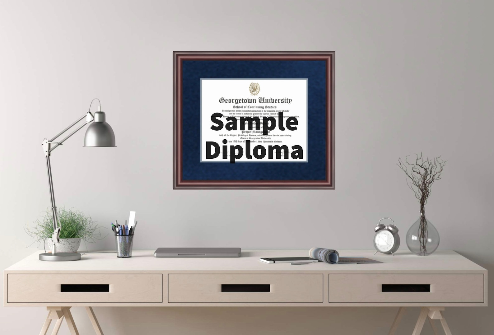 Georgetown University Diploma Frame - Etsy
