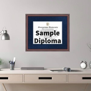 Georgetown University Diploma Frame - Etsy