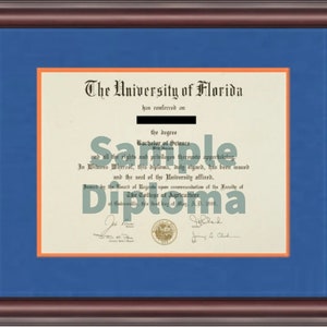 University of Florida Diploma Frame - Etsy
