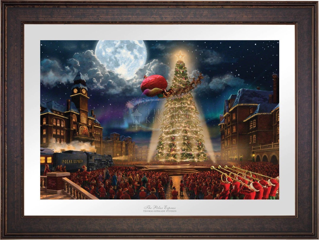 The Polar Expres - Limited Edition Paper Framed - Etsy