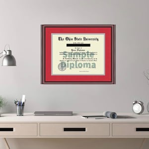 Ohio State University Diploma Frame - Etsy