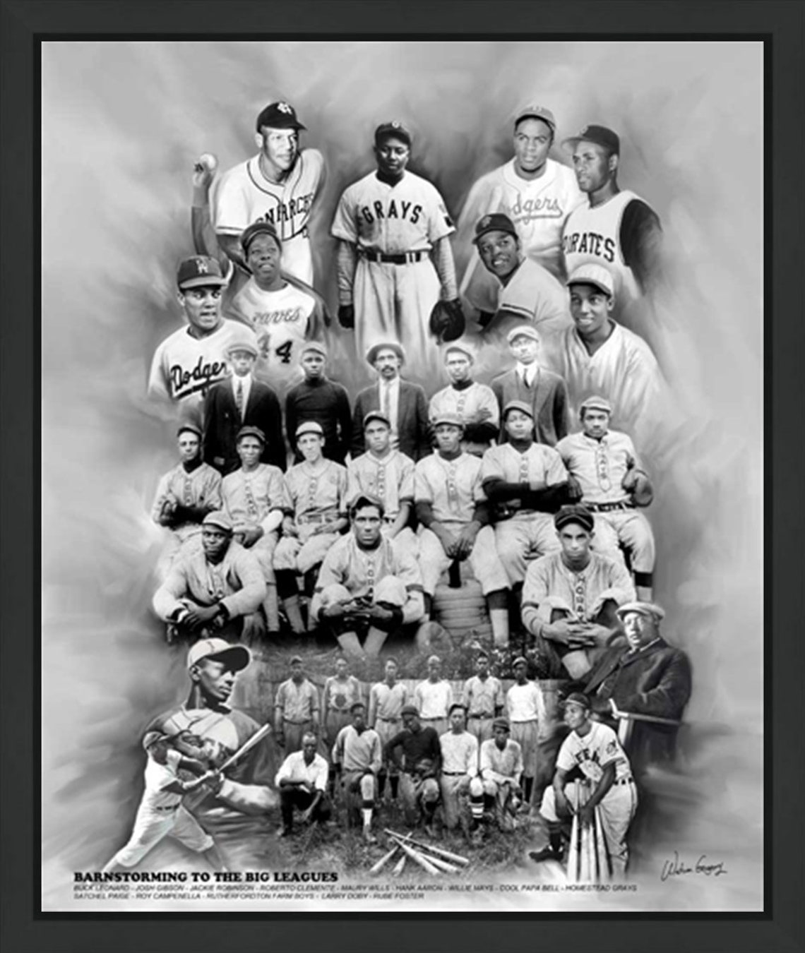 Barnstorming to the Big Leagues Framed - Etsy