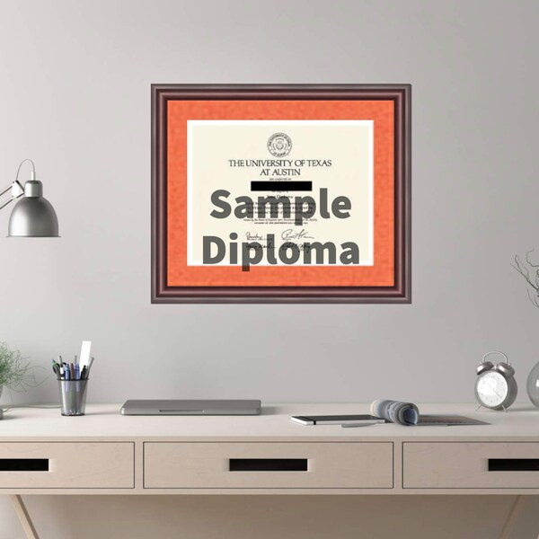 University of Texas Diploma Frame - Etsy