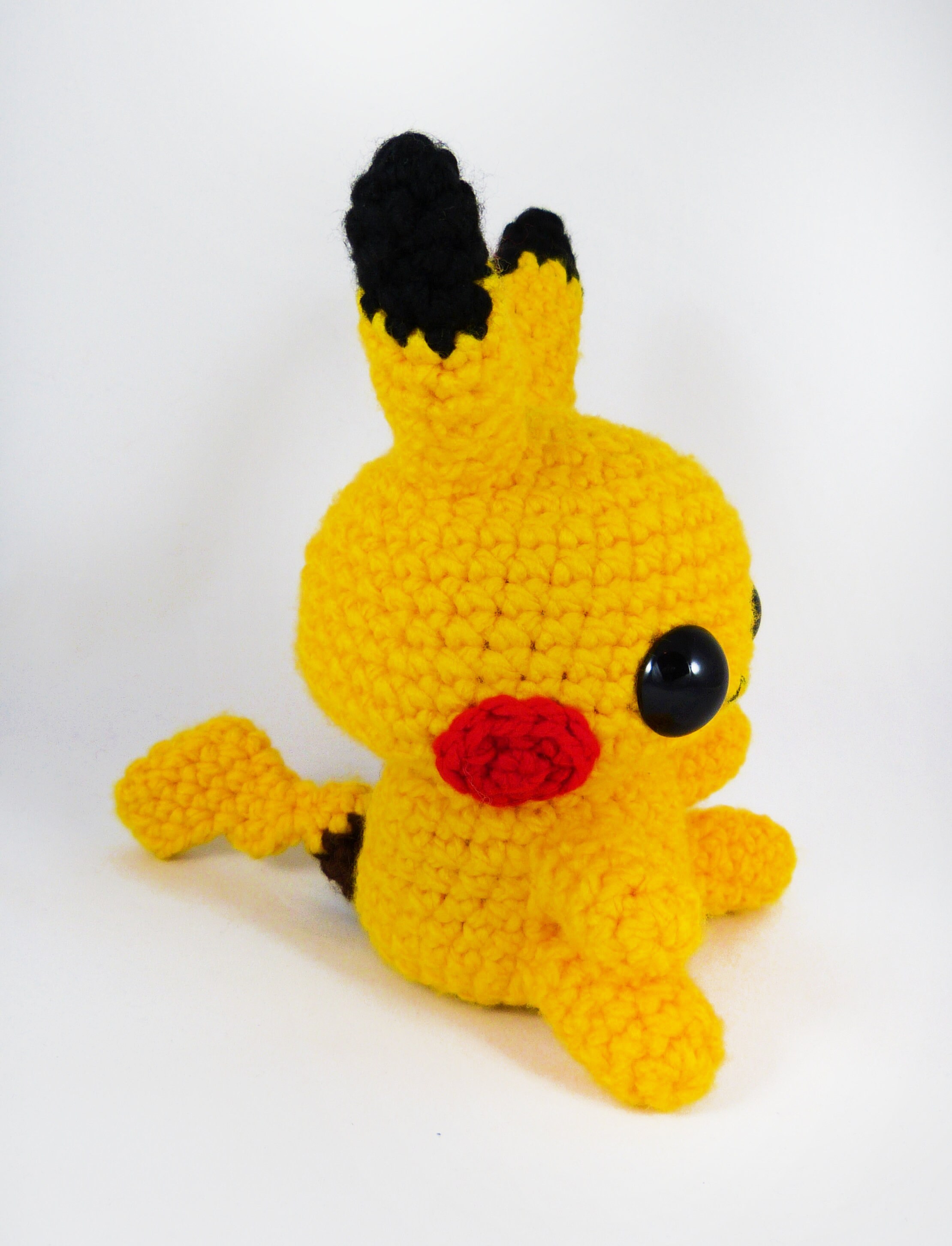 Amigurumi Cuddle sized Kawaii Plushy Chibi Crochet Pikachu Pokemon Toys ...