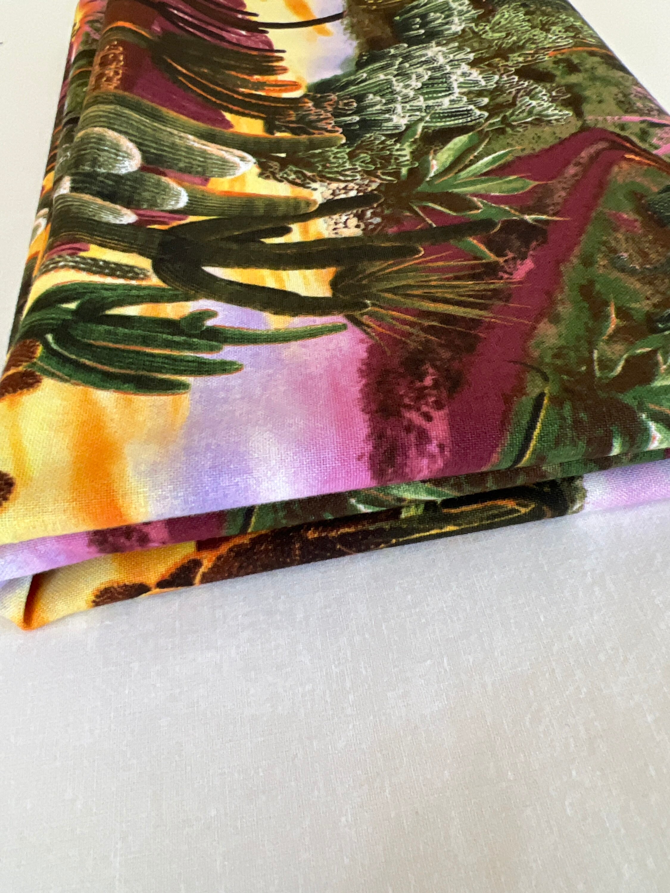 Desert Cactus Fabric by the Yard - Etsy