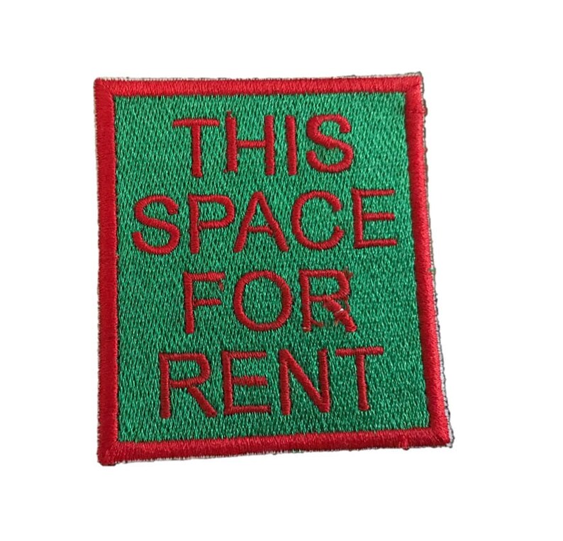 Vintage This Space for Rent Patch - Etsy
