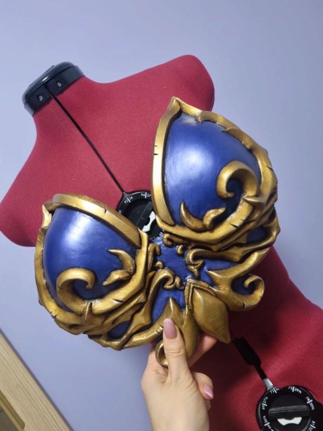 Cosplay Bra, Chest Armor, Breastplate - Void Elf Inspired From World of ...