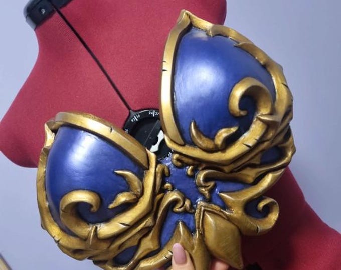 Cosplay Bra, Chest Armor, Breastplate - Void Elf Inspired From World of ...