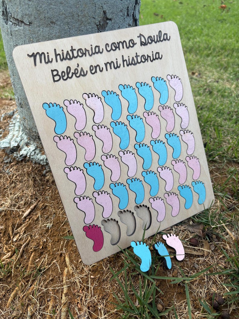 Personalized Birth Counting Chart: Doula Midwife Keepsake Gift - Etsy