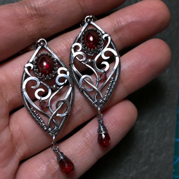 Openwork Earrings - Etsy