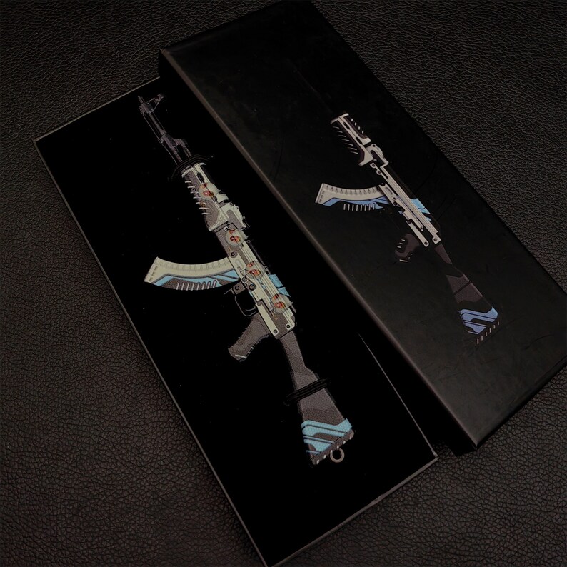 CSGO AK47 Vulcan Skin Small Size Replica Vulcan AK47 1/6 Scale Metal ...