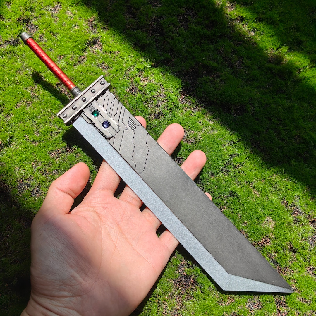 Handmade FF7 Cloud Buster Sword Cloud's Broadsword Cloud Strife Buster Sword FF7 Iconic Weapon ...