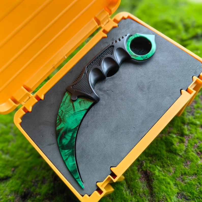 CSGO Gamma Doppler Skin Box Gamma Doppler Karambit Trainer Green Doppler Skin Knife Case Hot ...