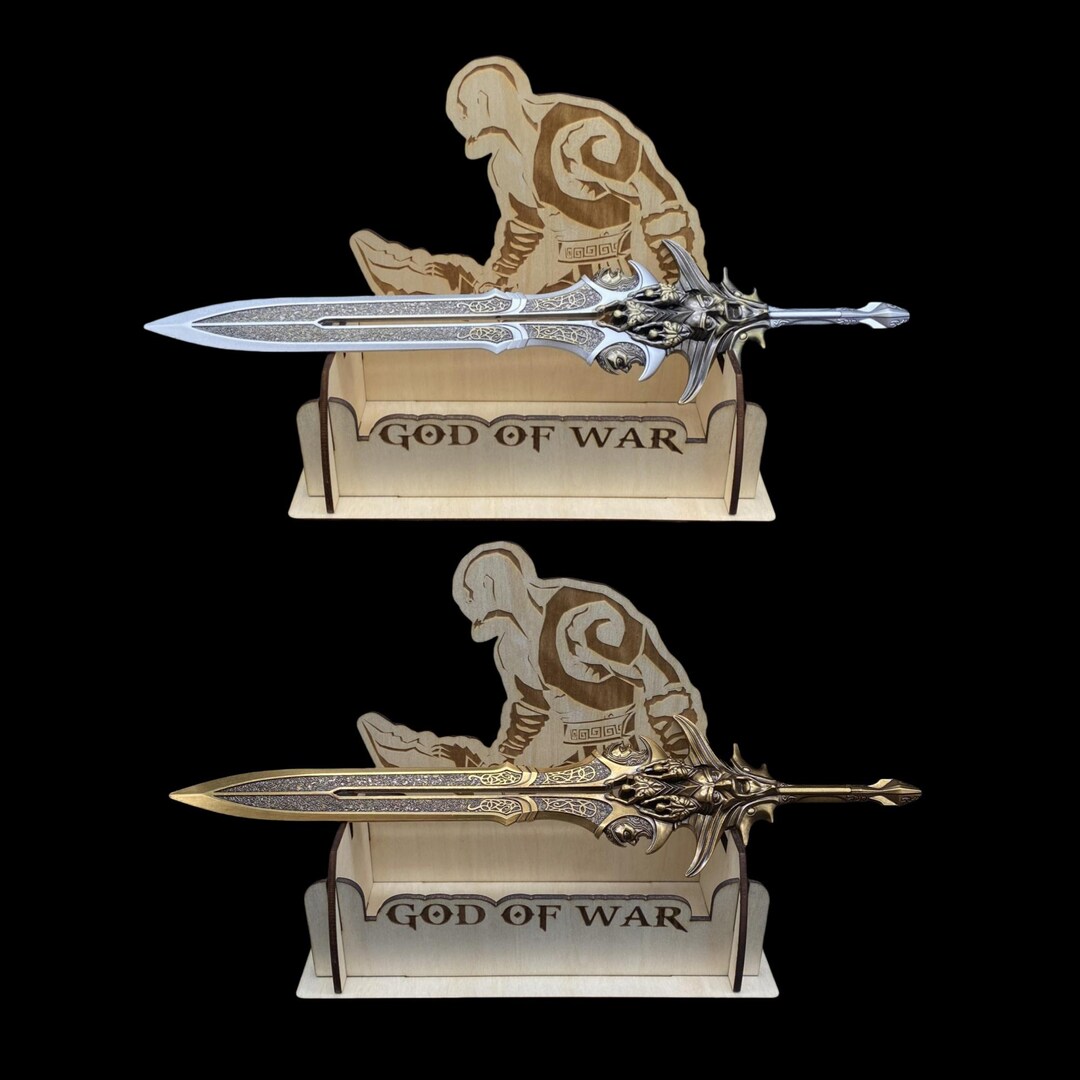 Handmade Blade of Olympus 1:3 Sword Metal Replica Game Blade of Olympus ...