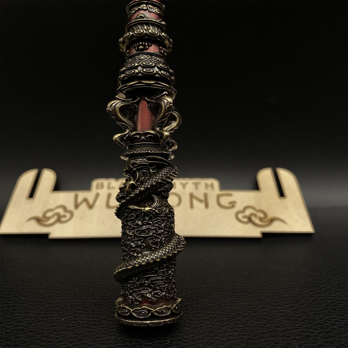 Handmade Black Myth Wukong Ruyi Jingu Bang Staff Monkey King Bar Golden ...
