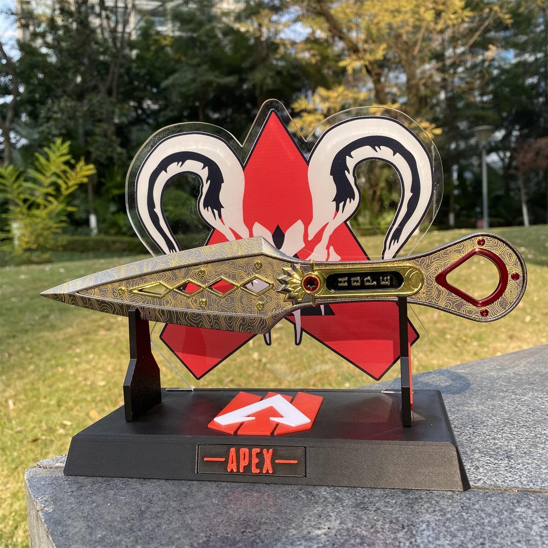 Wraith Heirloom Recolor Kunai Fantastic Damascus Steel Pattern Blade ...