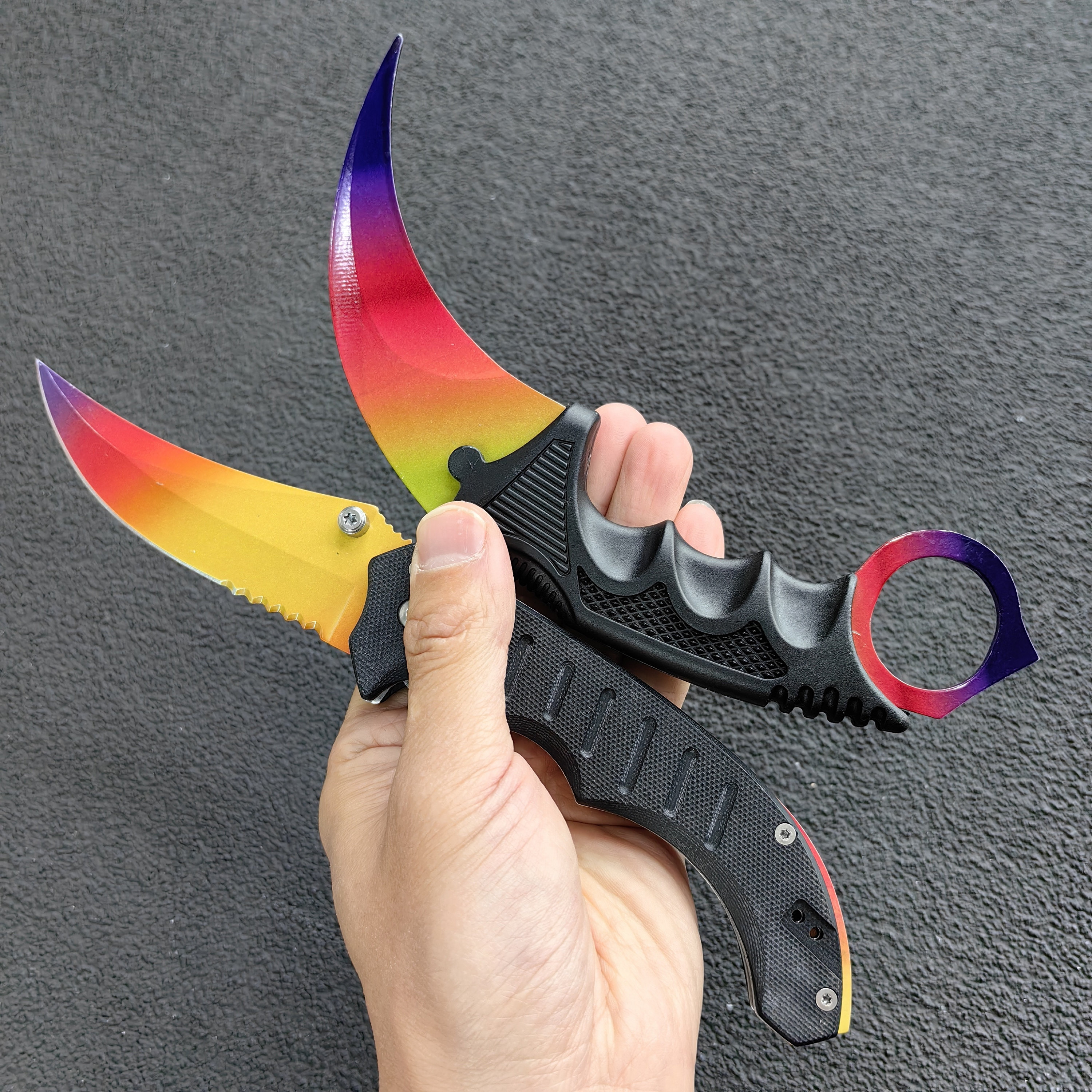 CSGO Fade Skin Flip Knife Gamma Loot Box CSGO Fade Karambit Trainer ...