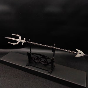 Hand-forged Aquaman Trident Steel Small Replica Atlantis Trident Mini ...