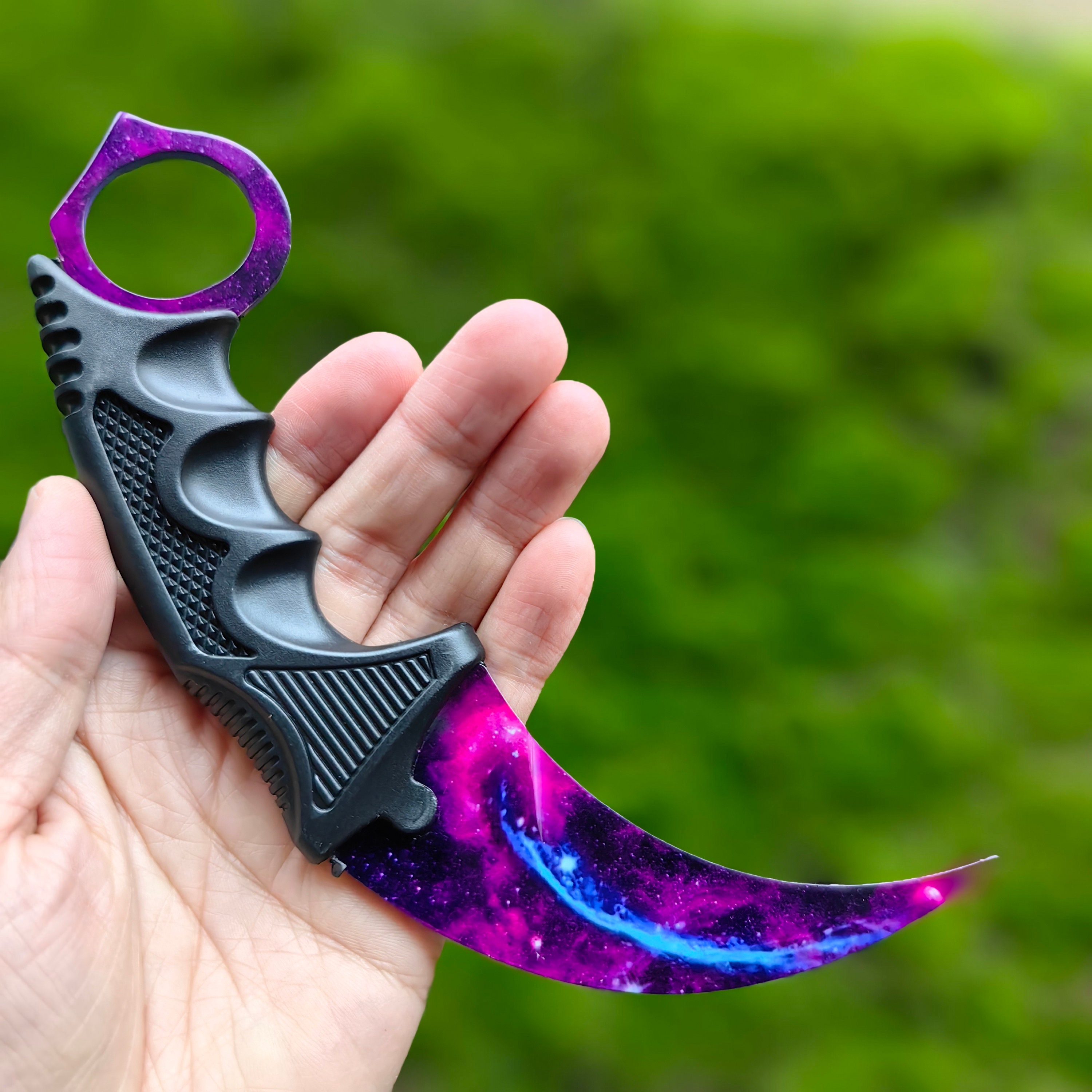 CSGO Loot Box Melee Weapon Box Galaxy Skin Karambit Gamma Doppler Karambit Blunt Blade Cosplay ...