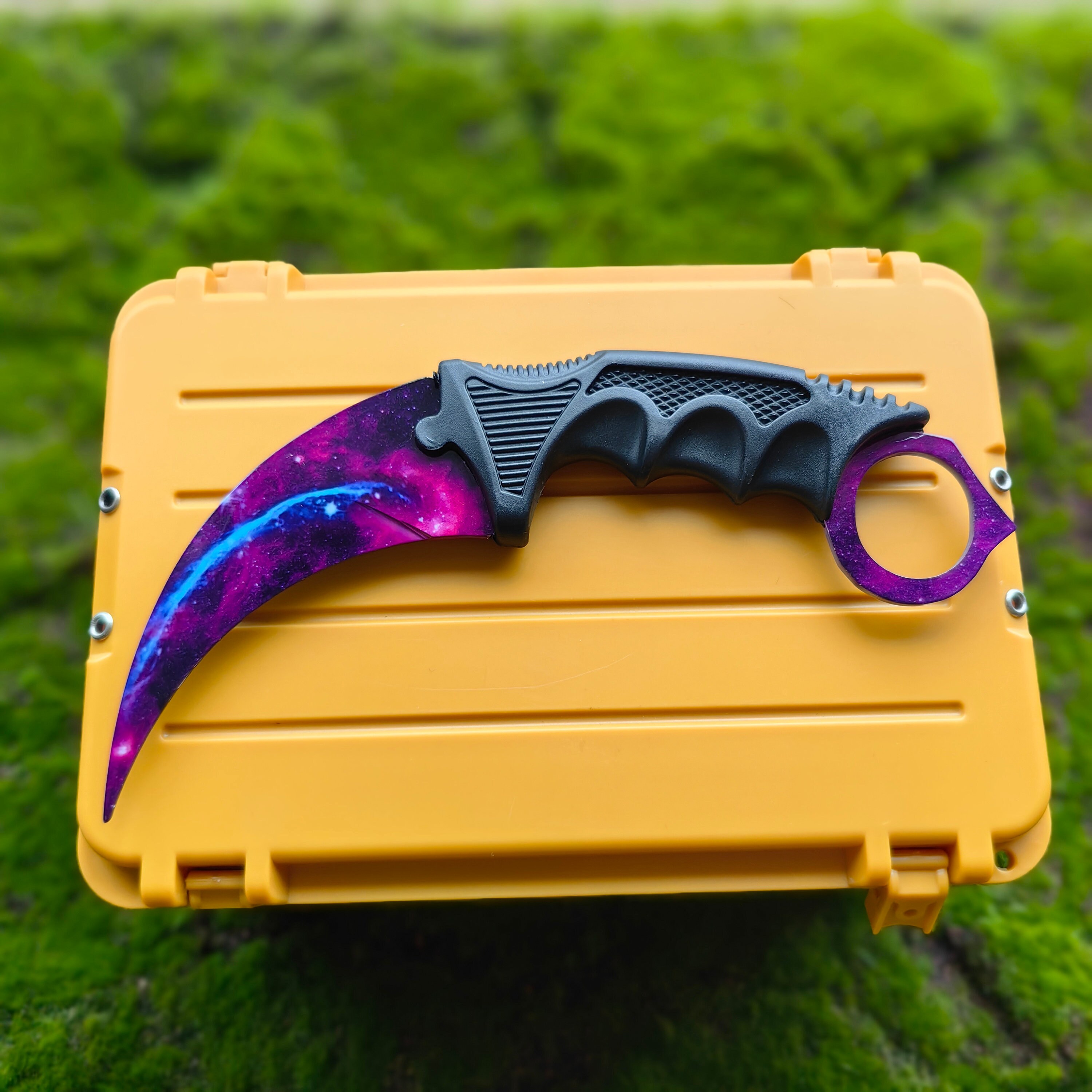 CSGO Loot Box Melee Weapon Box Galaxy Skin Karambit Gamma Doppler Karambit Blunt Blade Cosplay ...