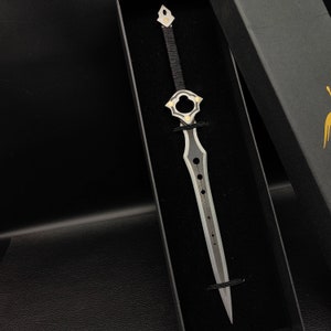 Hand-forged Infinity Sword Metal Infinity Blade Miniature Replica 30cm ...