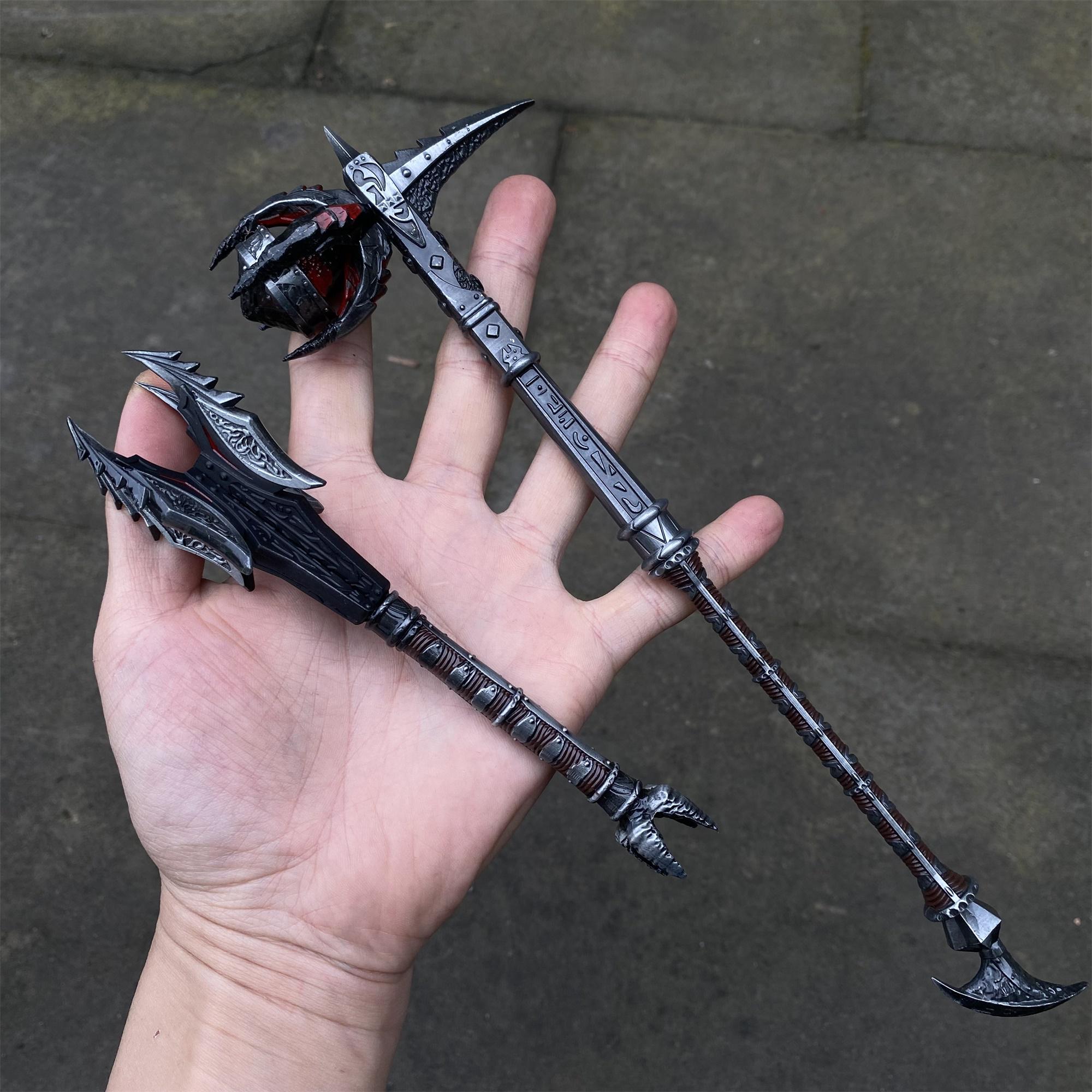 7 in 1 Skyrim Daedric Weapon Gift Box Daedric Greatsword Daedric Axe ...