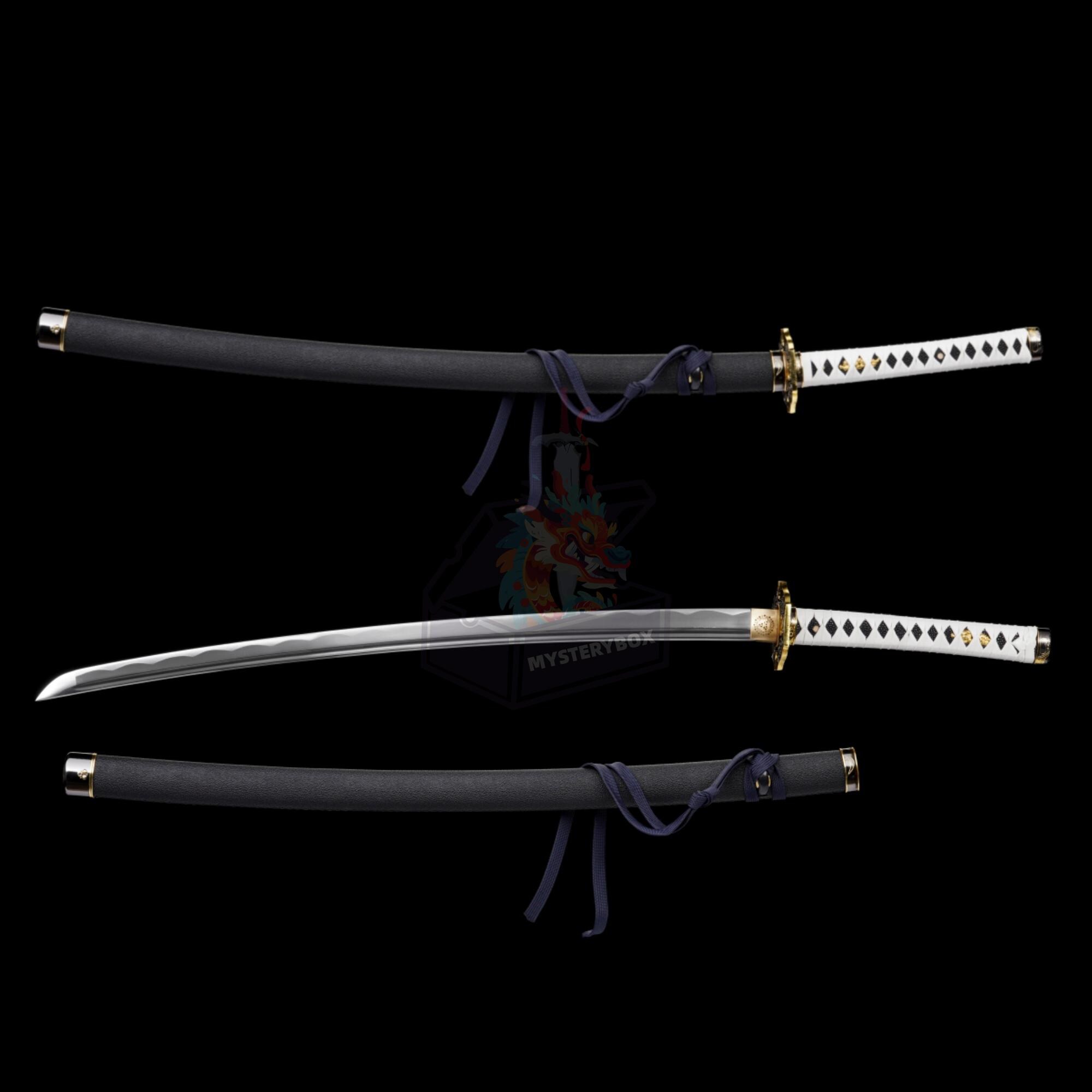 Hand-forged DMC5 IRL Vergil's Yamato Katana 1065 Carbon Steel Blade ...