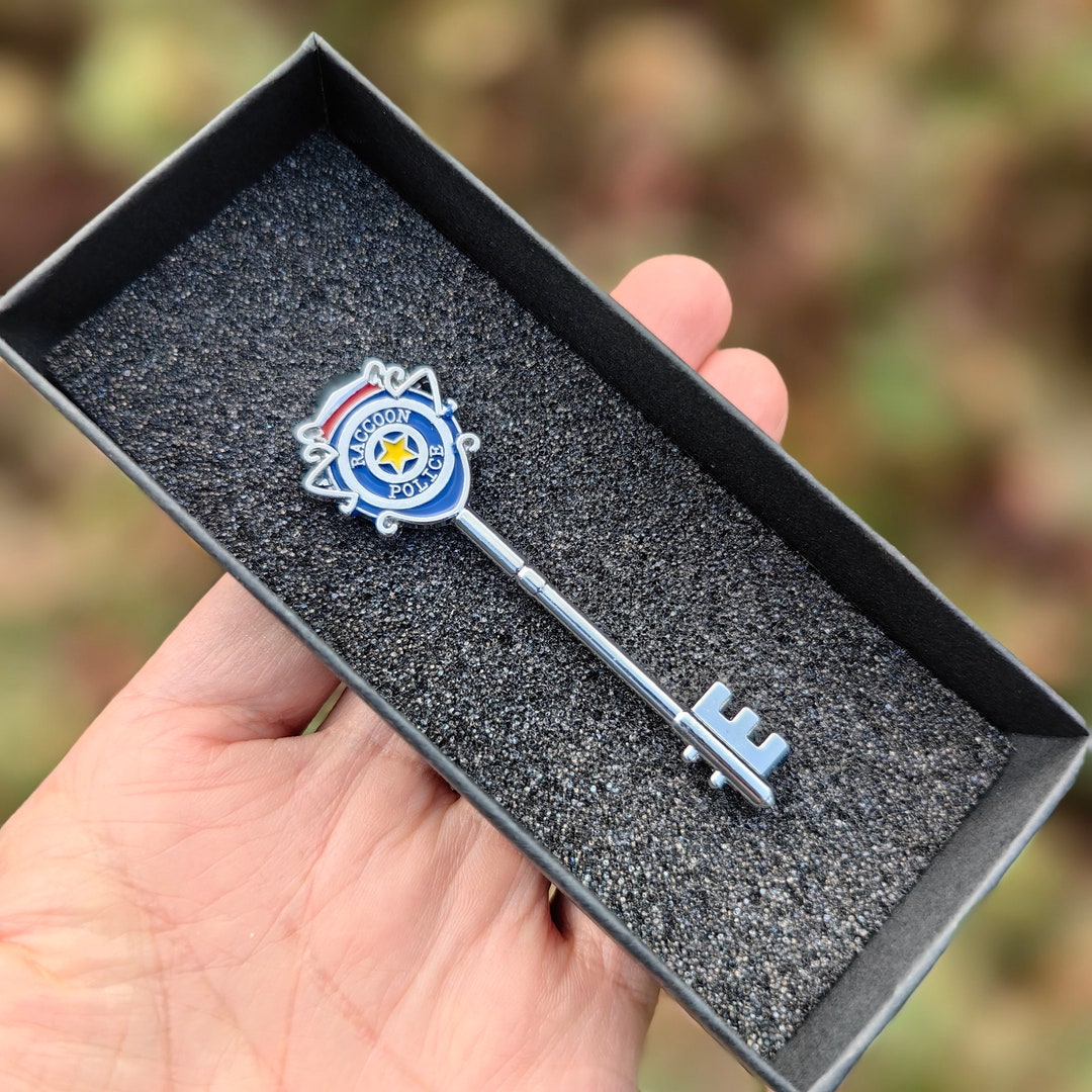 Re2 Leon Raccoon Police Station Key Metal RPD Key Cool Gamer Gift With ...