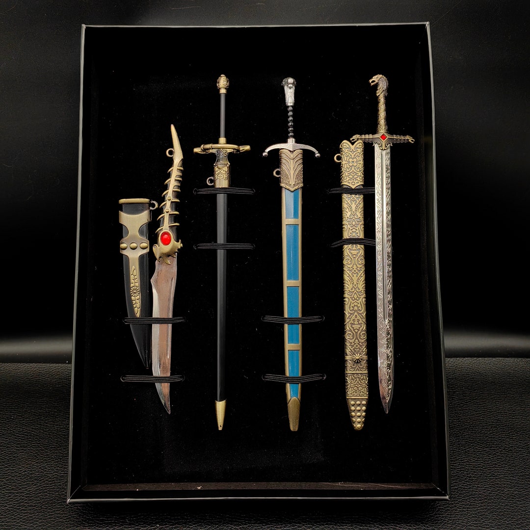 Handmade Middle Age Knight Sword Ice Wolf Sword Warrior Long Sword Lion ...