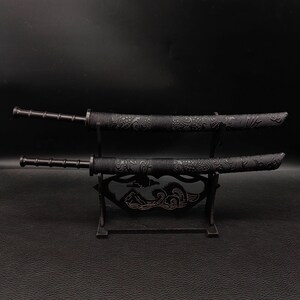Samurai Katana Hand-forged Ninja Sword Mini Japanese Sword Samurai ...