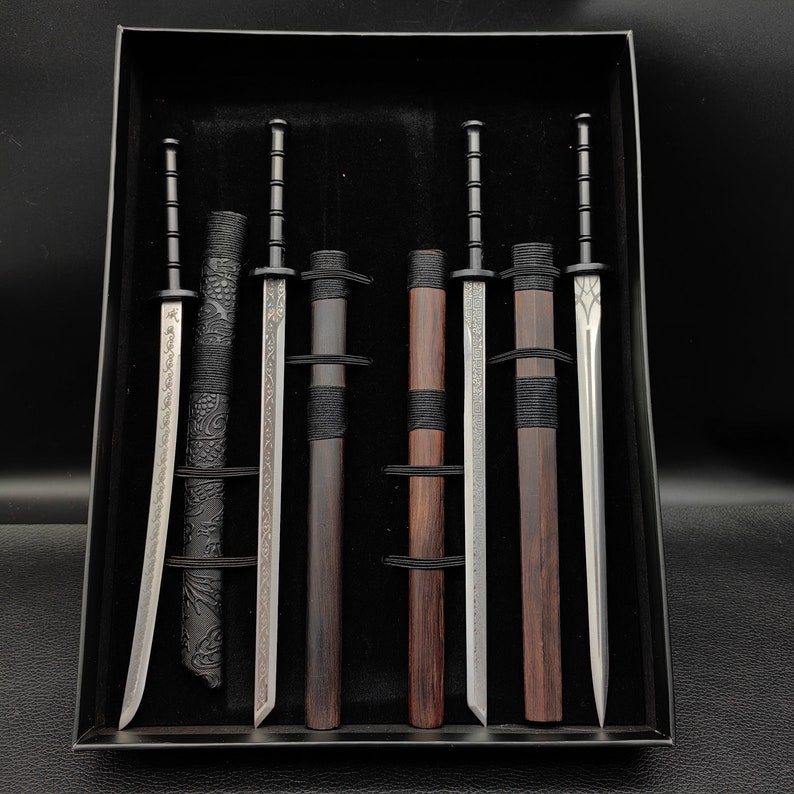 Hand-forged Japanese Ninja Katana Ancient Han Sword Tang Saber Tang ...