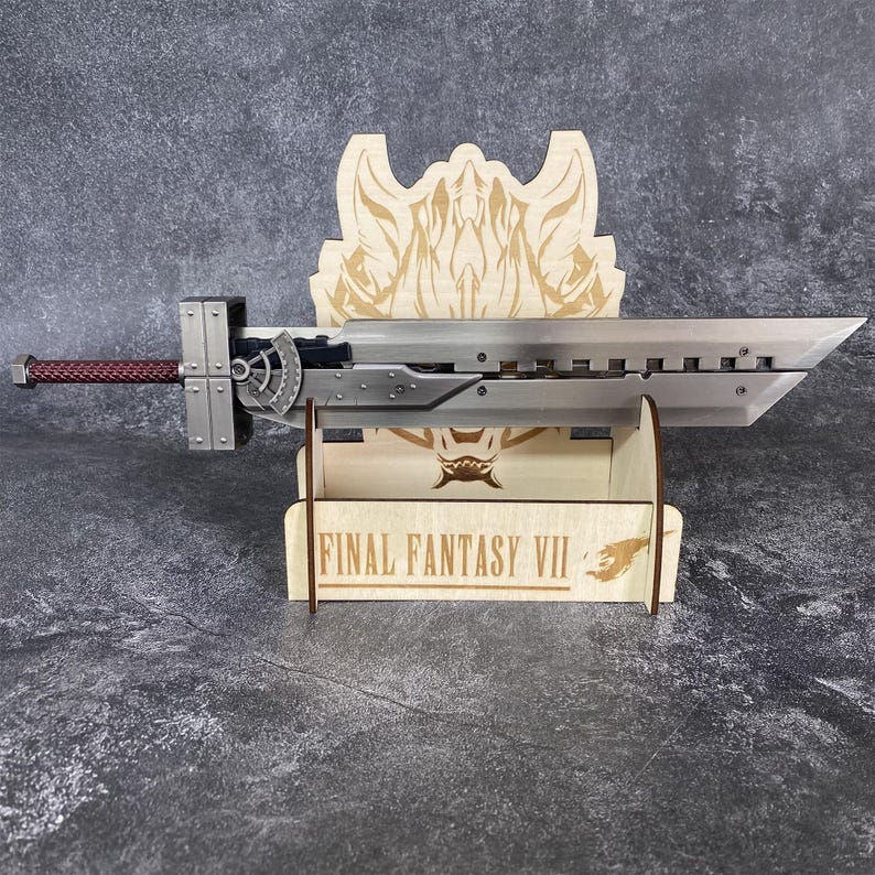 Handmade Cloud Fusion Sword Metal Replica Cloud Strife's Fusion Sword ...