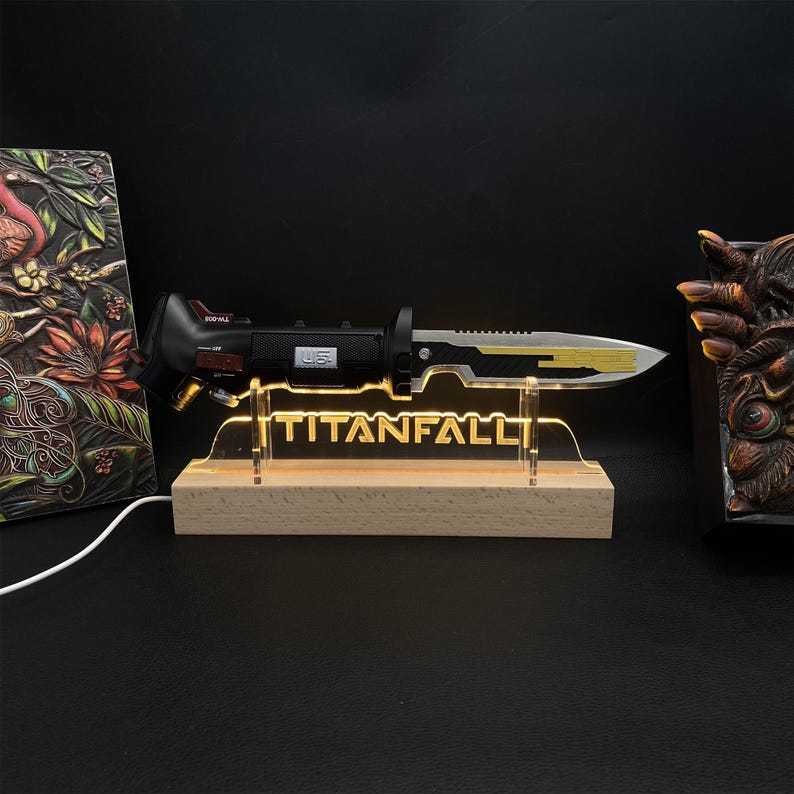 Titanfall 2 Data Knife Metal Replica: Handmade Game Cosplay Prop With ...