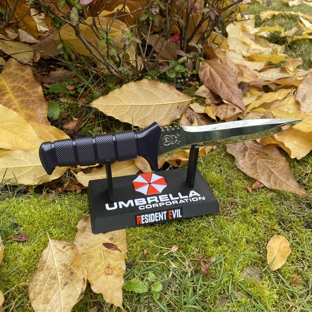 Metal Resident Evil 4 Leon Primal Knife Replica RE4 Gamer Cool Gifts ...