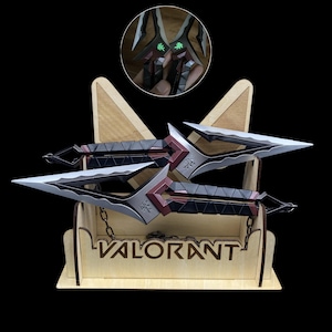 Hand-forged Kuronami No Yaiba Metal Replica: Valorant Kunai Knife With ...