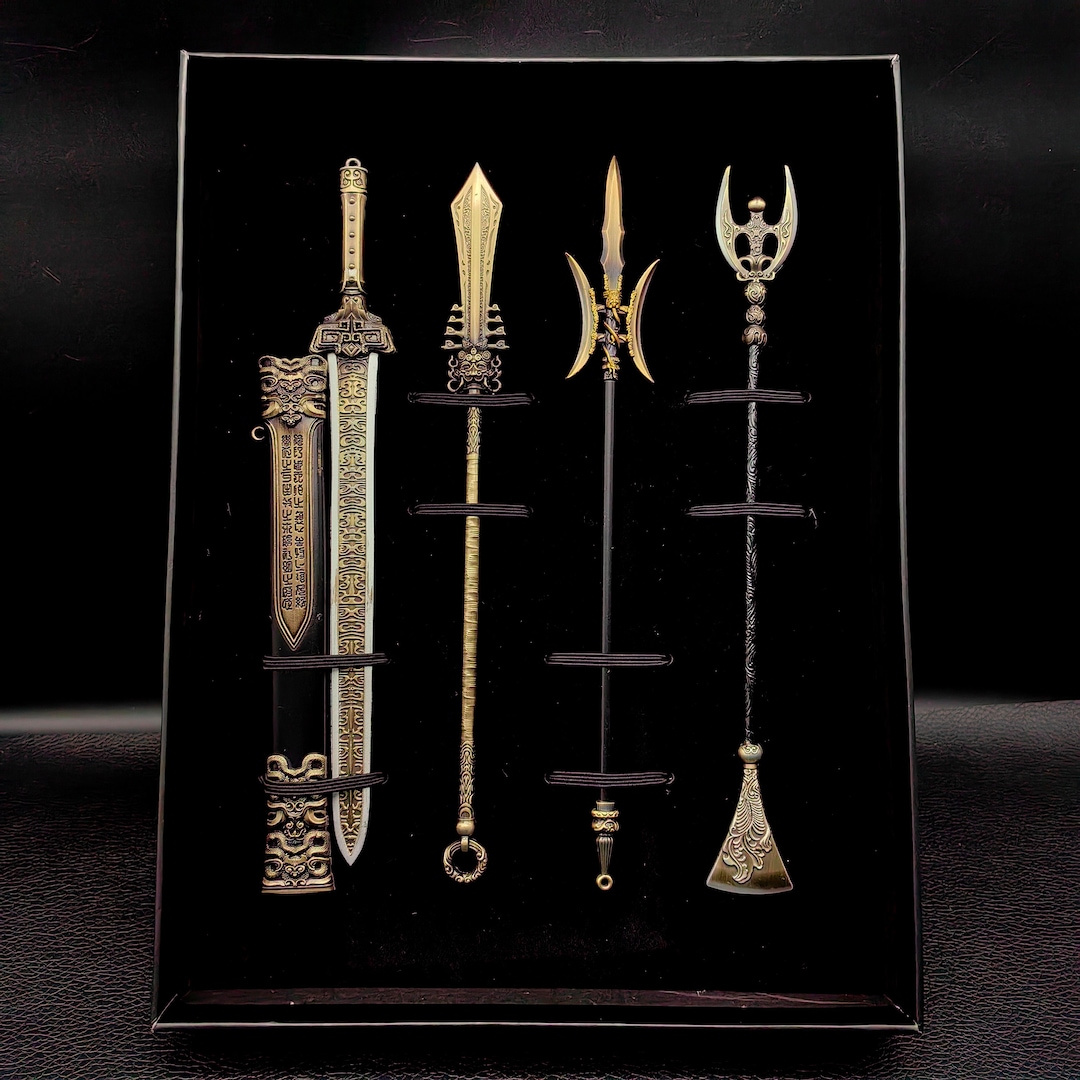 Ancient Chinese Sword Handmade Dongzhuo Spear Xuanyuan Blade Lu Bu ...