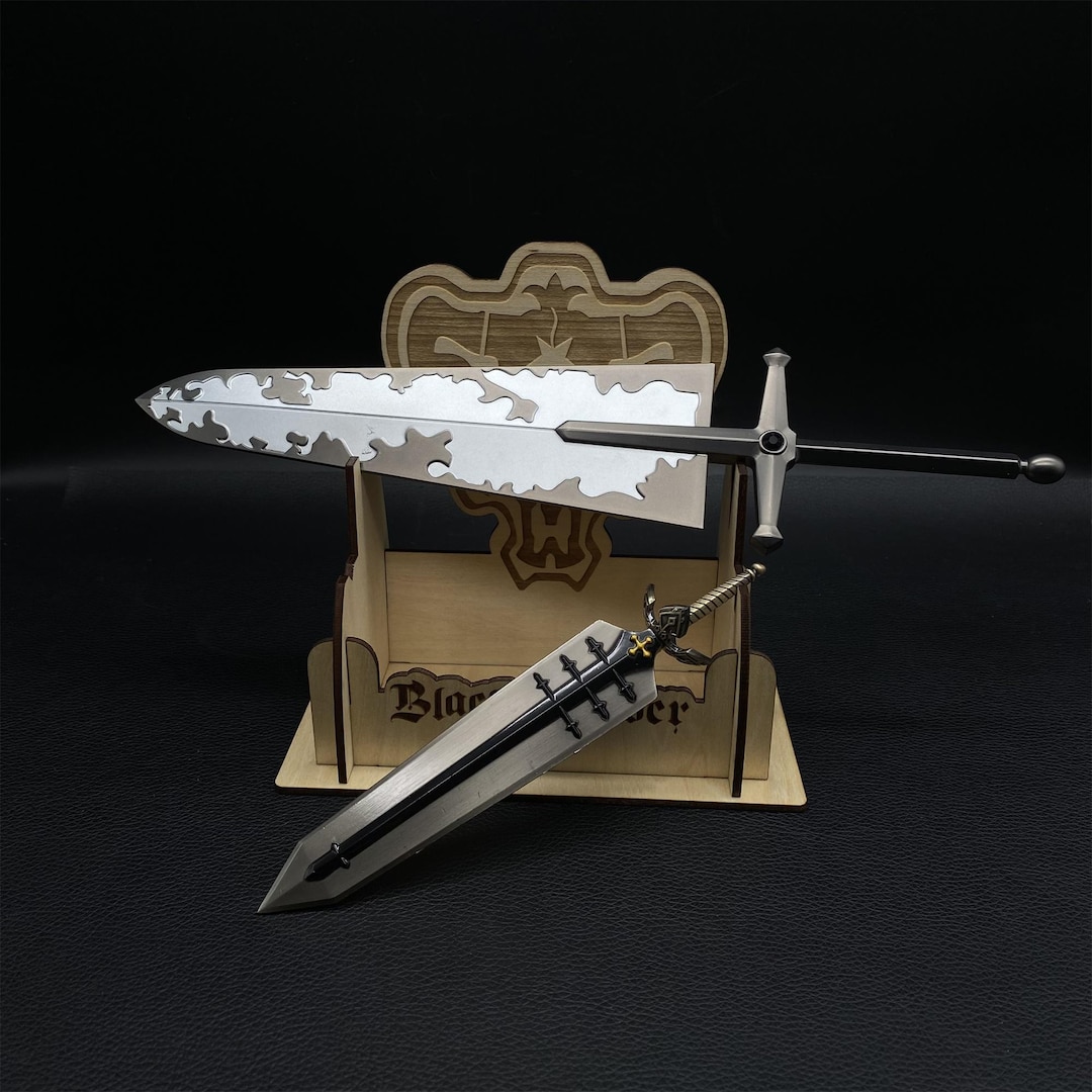 Handmade Demon Greatsword & Demon-dweller Sword Metal Miniature 1/6 ...