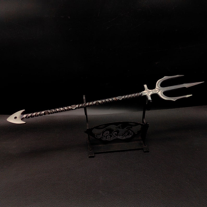 Hand-forged Aquaman Trident Steel Small Replica Atlantis Trident Mini ...