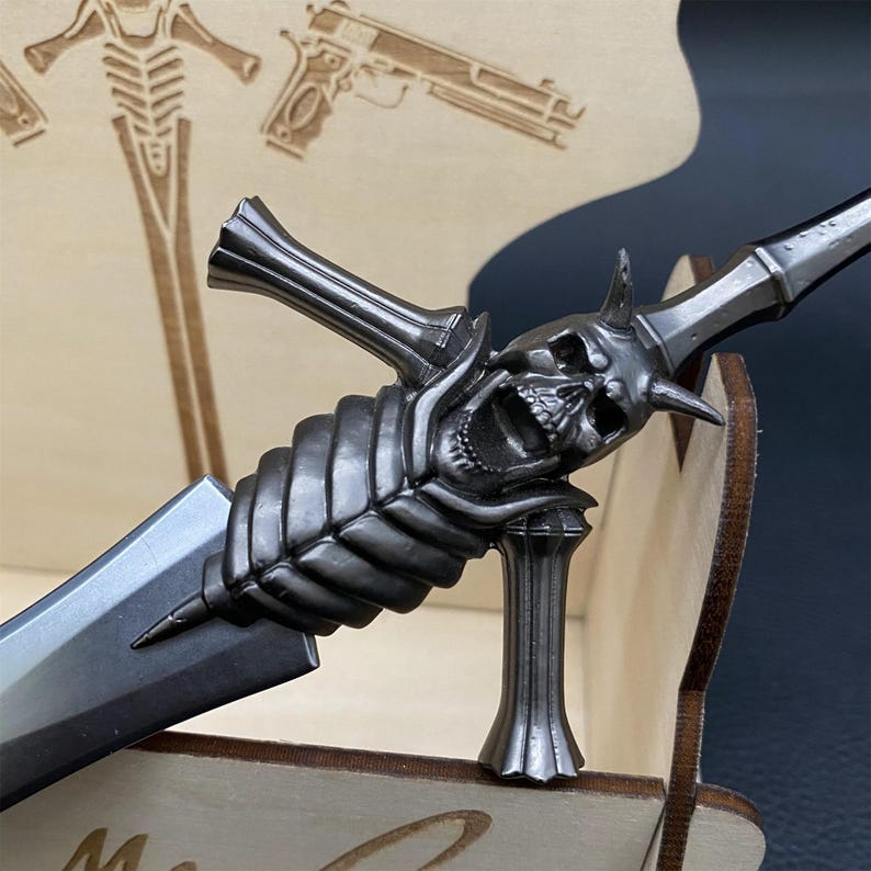 Hand-painted DMC Dante Rebellion Sword Miniature Dante Skull Sword ...