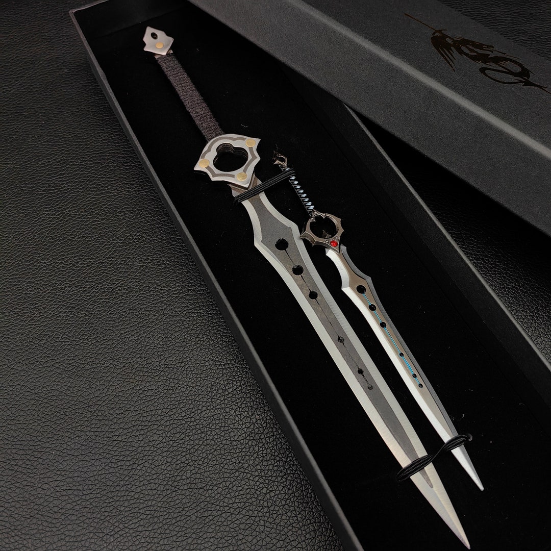 Infinity Sword Metal Infinity Blade 7.9 and 11.8 Mini Hand-forged ...