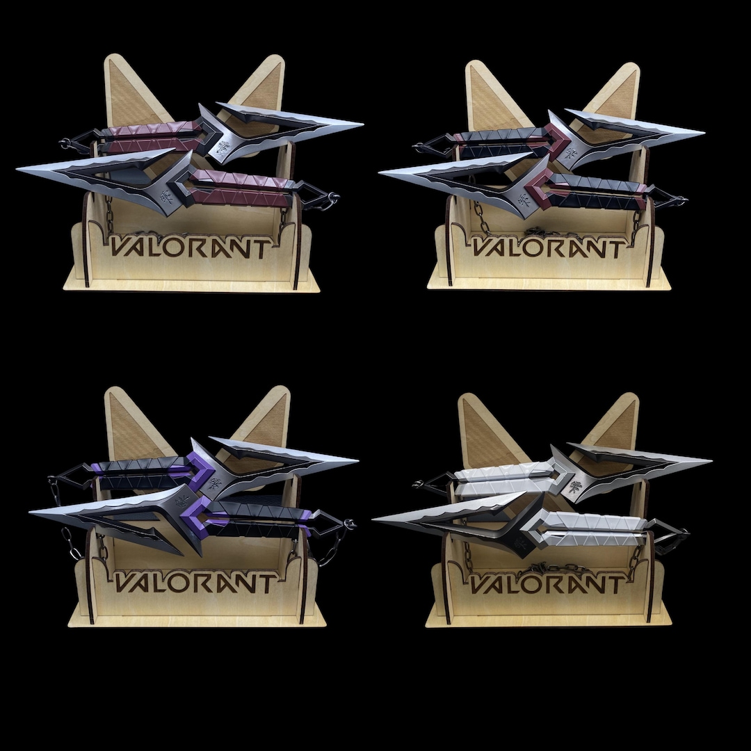 Hand-forged Kuronami No Yaiba Metal Replica: Valorant Kunai Knife With ...