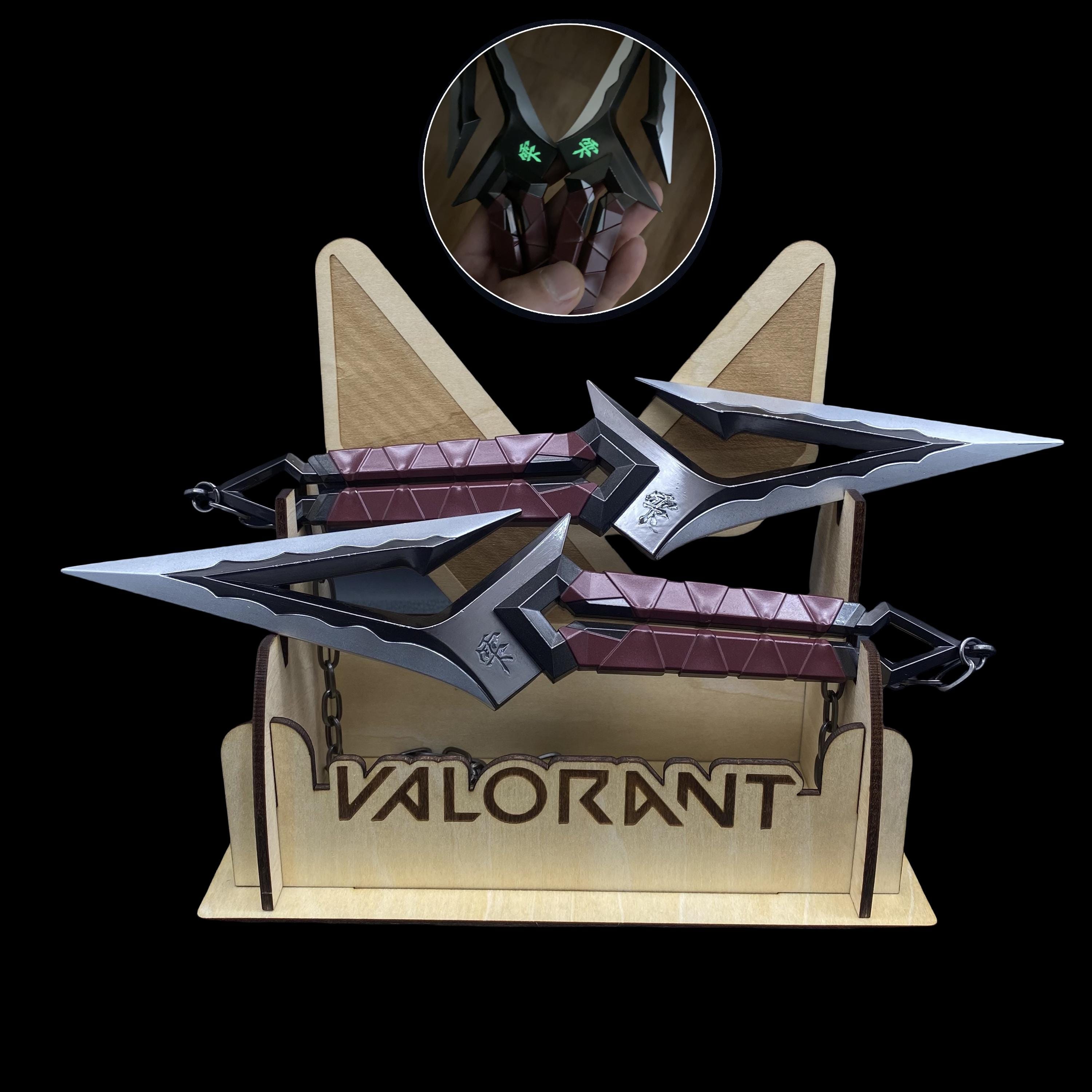 Hand-forged Kuronami No Yaiba Metal Replica: Valorant Kunai Knife With ...